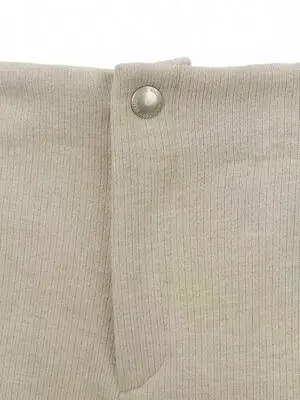 NACHE Ribbed-knit Wide-leg Trousers