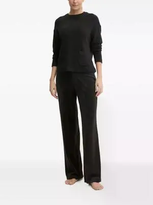 Juicy Couture Logo-waistband Ribbed Pajamas