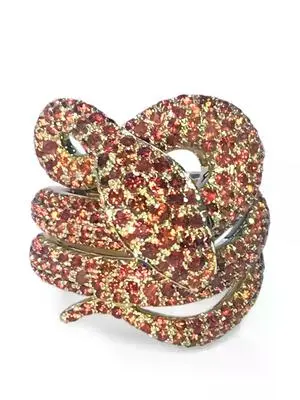 STEFERE Sapphire And Diamond Snake-style Ring