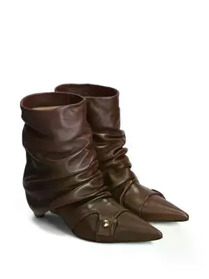 THE SELLER Slouchy Pointed-toe Boots