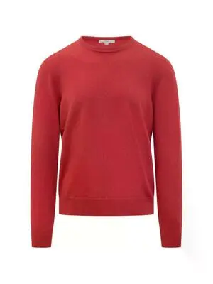 Malo Crew-neck Cashmere Sweater - Red