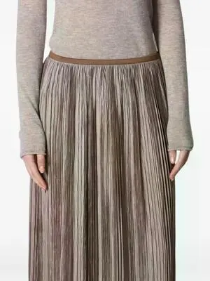 ROBERTO COLLINA Pleated Mini Skirt