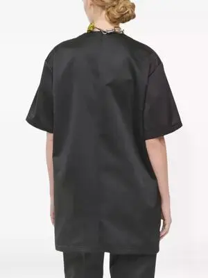 Plan C Duchese Chest-pocket Mini Dress