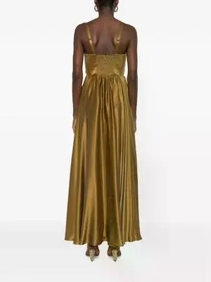 Zimmermann Ruched Cut-out Maxi Dress