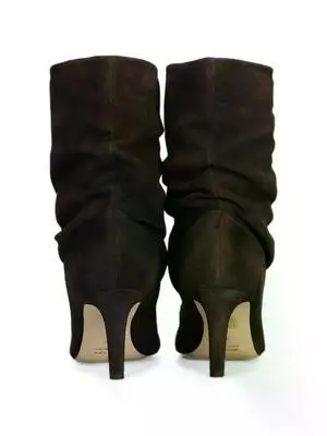 THE SELLER Pointed-toe Suede Ankle Boots