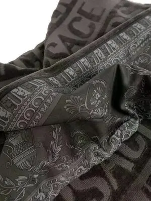 Versace Barocco-print Logo-jacquard Towels