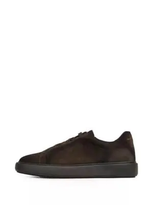 Officine Creative Slouch Suede Lace-up Sneakers - Brown