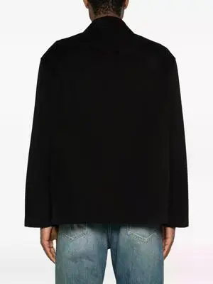 Saint Laurent Logo-plaque Chest-pocket Shirt