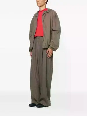 AMOMENTO Raglan-sleeve Hooded Jacket