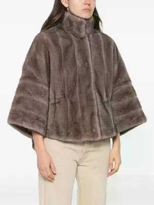VALENTINI 1972 High-neck Drawstring-waist Jacket