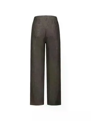 AMOMENTO Straight Leg Trousers