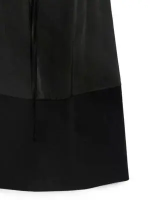 ALAINPAUL Drawstring-fastening Mini Skirt - Black