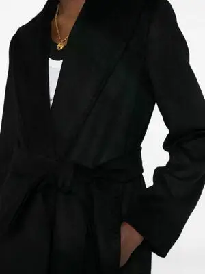 Max Mara Loriana Long-sleeve Belted Coat