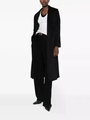 Max Mara Loriana Belted Coat - Black