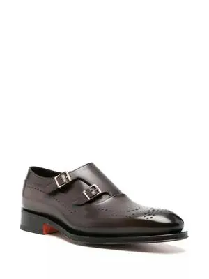 Santoni Buckled Oxfords