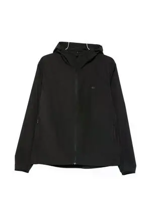 BOSS Hooded Zip-up Jacket With Logo Detail