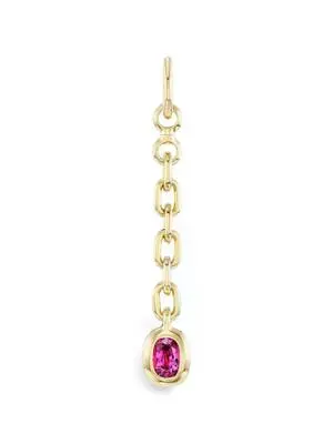 UNIFORM OBJECT Sapphire And Diamond Carriage Drop Pendant - Gold