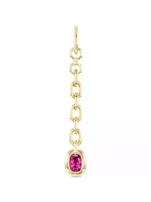 UNIFORM OBJECT Sapphire And Diamond Carriage Drop Pendant Necklace