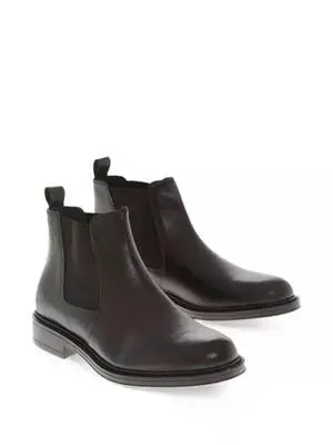 AMEDEO TESTONI Round-toe Chelsea Boots