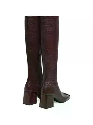 COURREGES Logo-patch Vinyl Boots