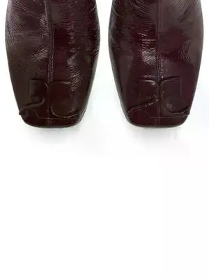 COURREGES Logo-patch Vinyl Boots