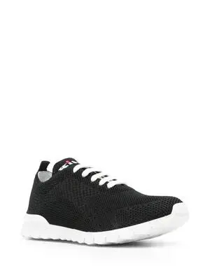 Kiton Logo-embroidered Interwoven Sneakers