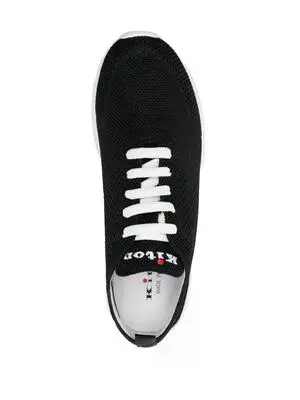Kiton Logo-embroidered Interwoven Sneakers