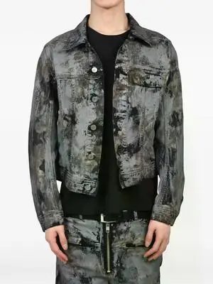 FILTH Distressed Effect Denim Jacket