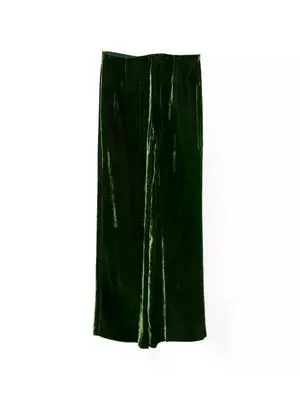 P.a.r.o.s.h Velvet Wide Leg Trousers