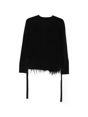 P.a.r.o.s.h Feather-trim Cardigan