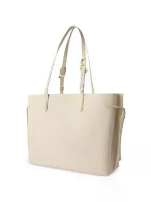 Furla L Ava Leather Tote Bag - Neutrals