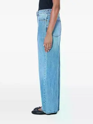 RÓHE Bruun Wide-leg Jeans - Blue