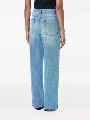 RÓHE Bruun Wide-leg Jeans - Blue