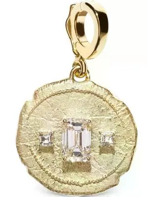 AZLEE Diamond Coin Pendant
