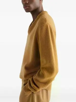 LEMAIRE V-neck Sweater In Cashmere