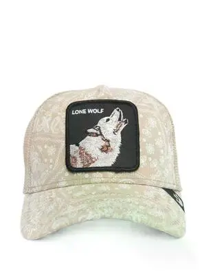 GOORIN BROS Lone Wolf Paisley-print Trucker Cap - Neutrals