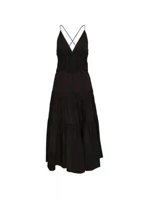 CLUB21 Cut-out Tiered Maxi Dress