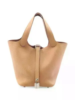 Hermès 2025 Clemence Picotin Lock 18 Handbag - Brown