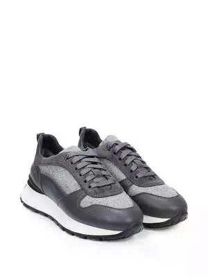 DOUCAL'S Panelled Low-top Sneakers
