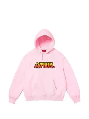 Supreme Gradient Logo-print Hoodie - Pink