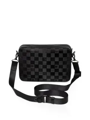Karl Lagerfeld Monogram-pattern Messenger Bag
