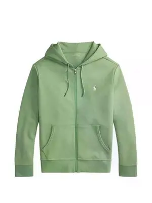 Polo Ralph Lauren Logo-embroidered Zip-up Hoodie - Green