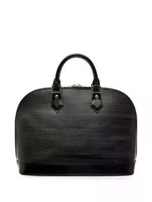 LOUIS VUITTON 2004 Epi Alma Pm Handbag - Black