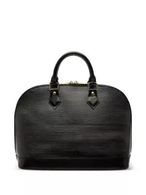 LOUIS VUITTON Epi Alma Pm Handbag - Black
