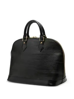 LOUIS VUITTON Epi Alma Pm Handbag - Black