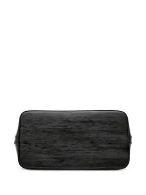 LOUIS VUITTON Epi Alma Pm Handbag - Black