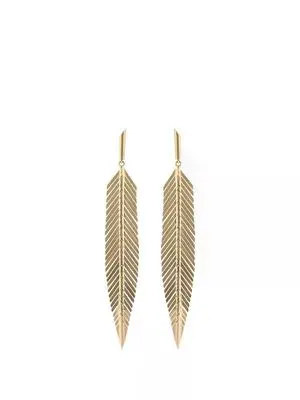 CADAR Feather Drop Earrings