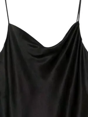 Carine Gilson Lace-trim Silk Camisole