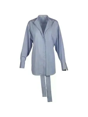 Valentino Garavani Striped Tie-detail Shirt