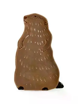 CHEHOMA Marmot-shaped Dish - Brown
